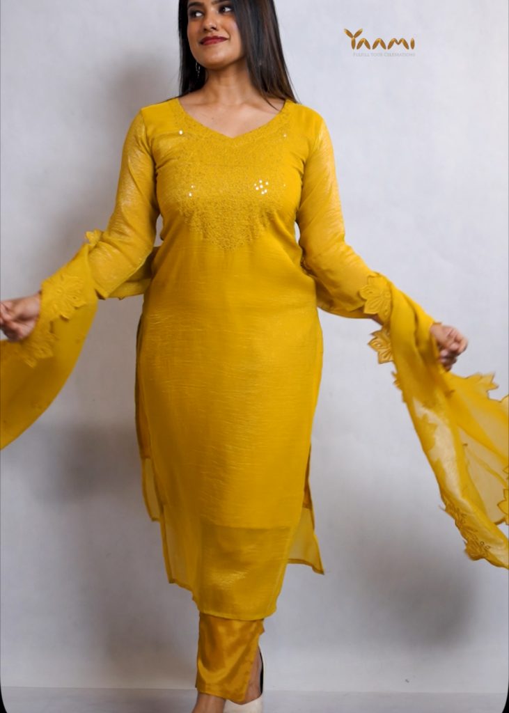 Three piece salwar set YD10297 - Yaami Designs